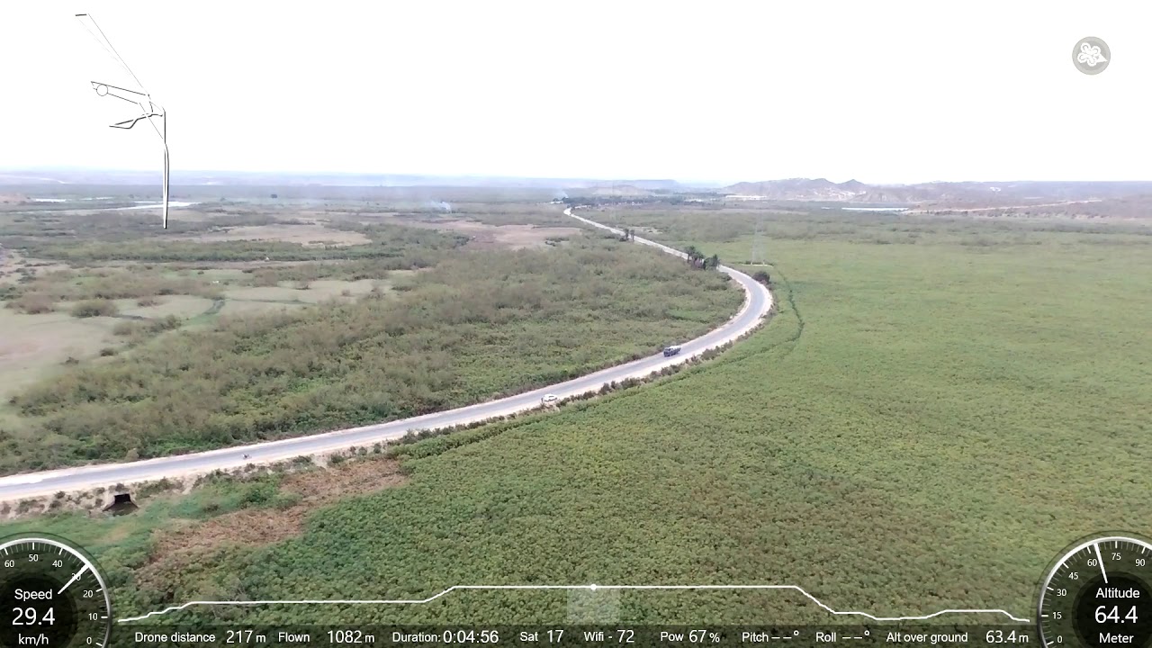 EN100 Sumbe / Porto Amboim (Caputo), Kwanza Sul, Angola - Drone Bebop 2 ...