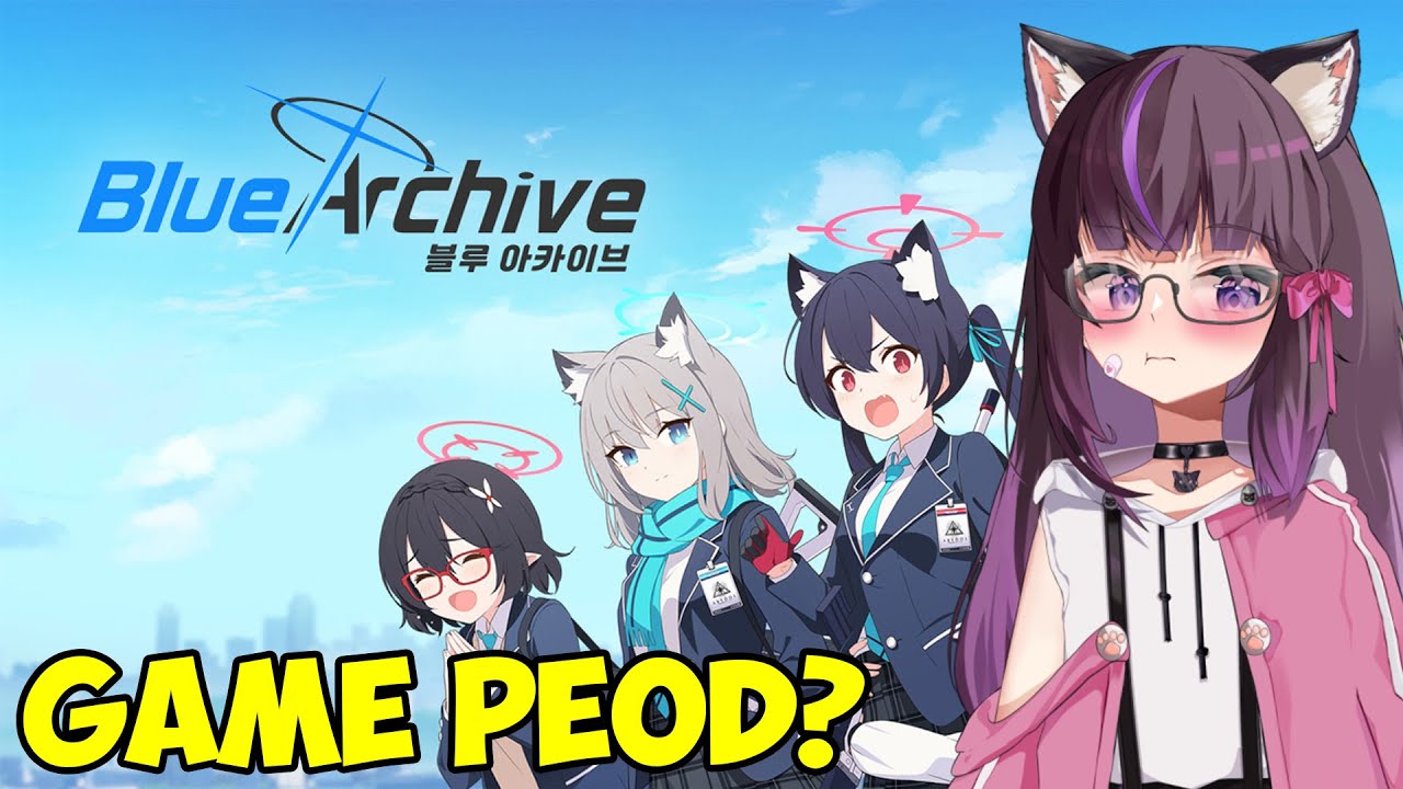 Pertama kali bermain game BLUE ARCHIVE - VTUBER #vtuberindonesia # ...