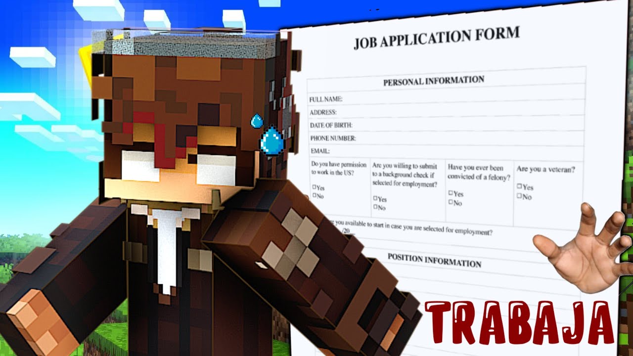 ESCAPA de la CHAMBA en MINECRAFT 👷 - YouTube