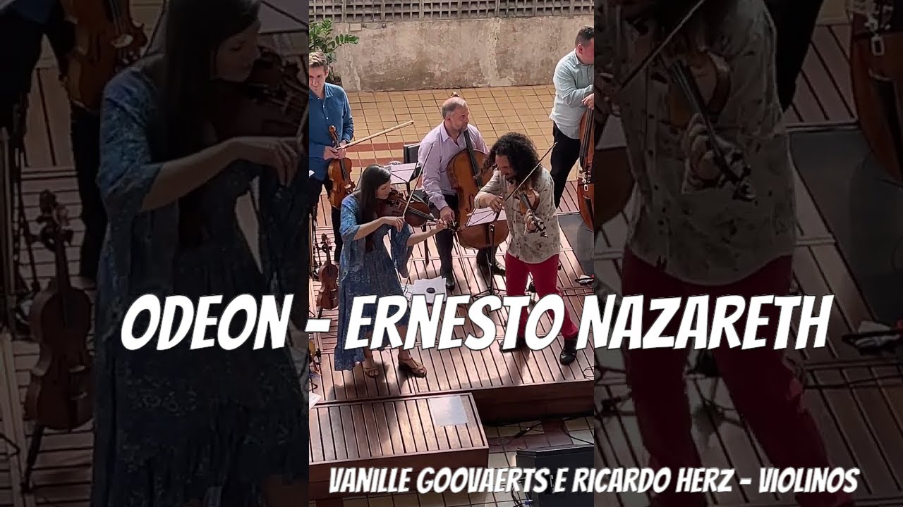 Odeon - Ricardo Herz e Vanille Goovaerts (violinos) no Sesc Vila Mariana 2023 - YouTube
