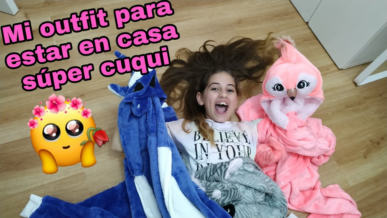 Mi outfit para estar en casa super cuqui - YouTube