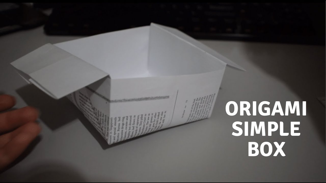 Functional Origami - Origami Box in 5 ways - YouTube