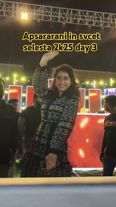 Apsararani in svcet selesta 2k25 day 3 💥 || selesta 2k25 #selesta #svcet #svcetchittoor # ...