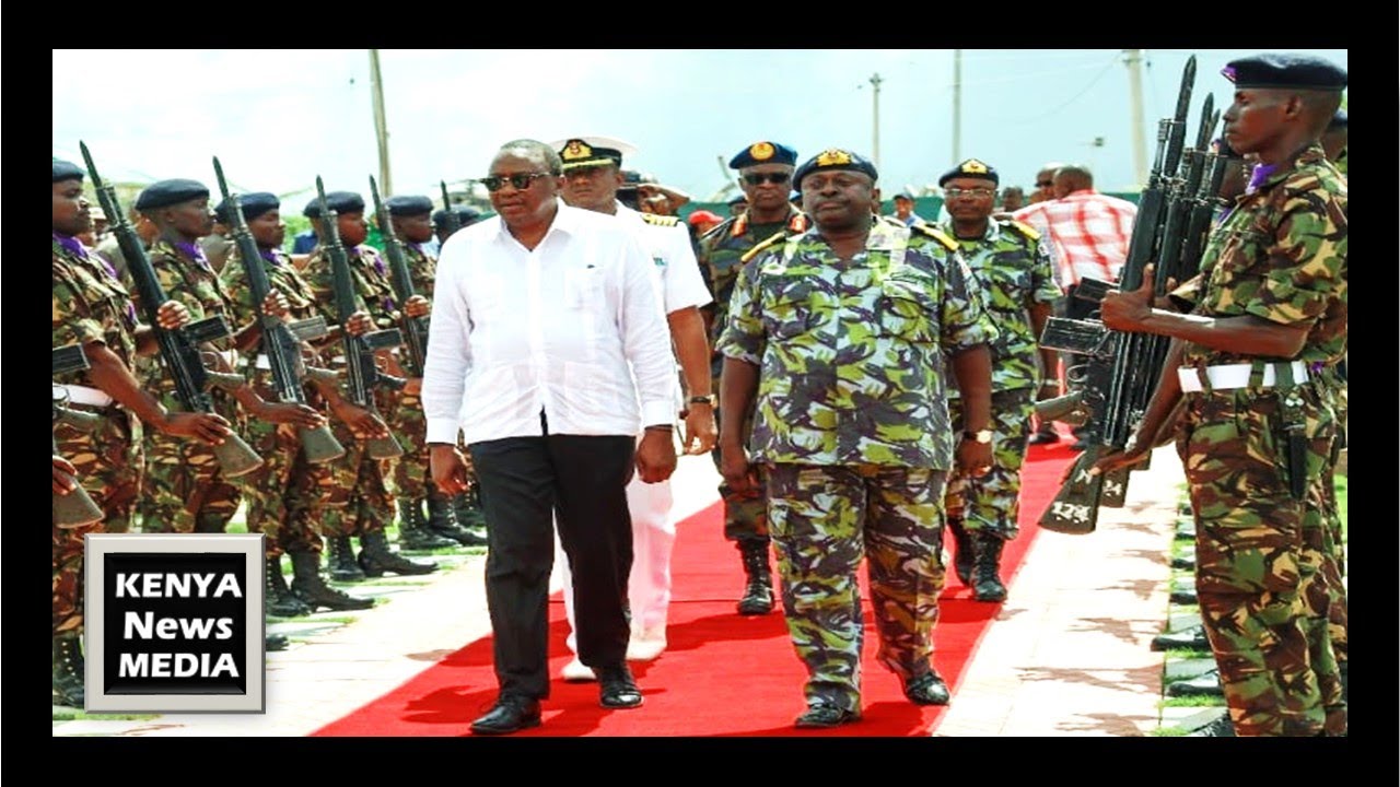 President Uhuru Kenyatta launched the Kenya Army Book at Modika ...