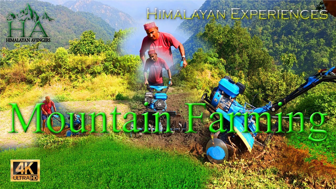 Himalayan Experiences | Mountain Farming | Hand tractor | Mountain ...