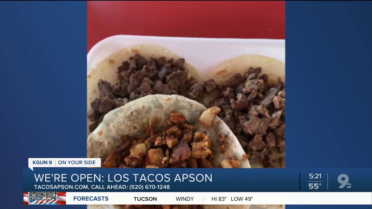 Los Tacos Apson sells takeout Mexican fare - YouTube