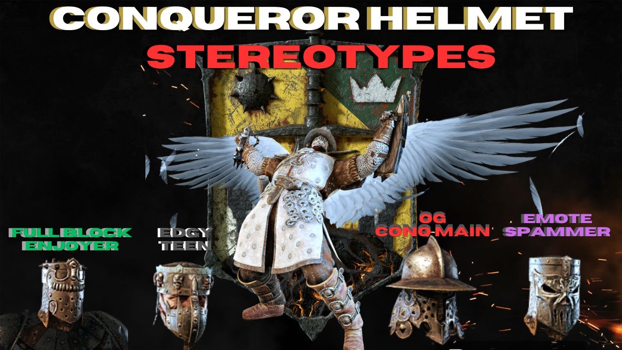 CONQUEROR HELMET STEREOTYPES - YouTube