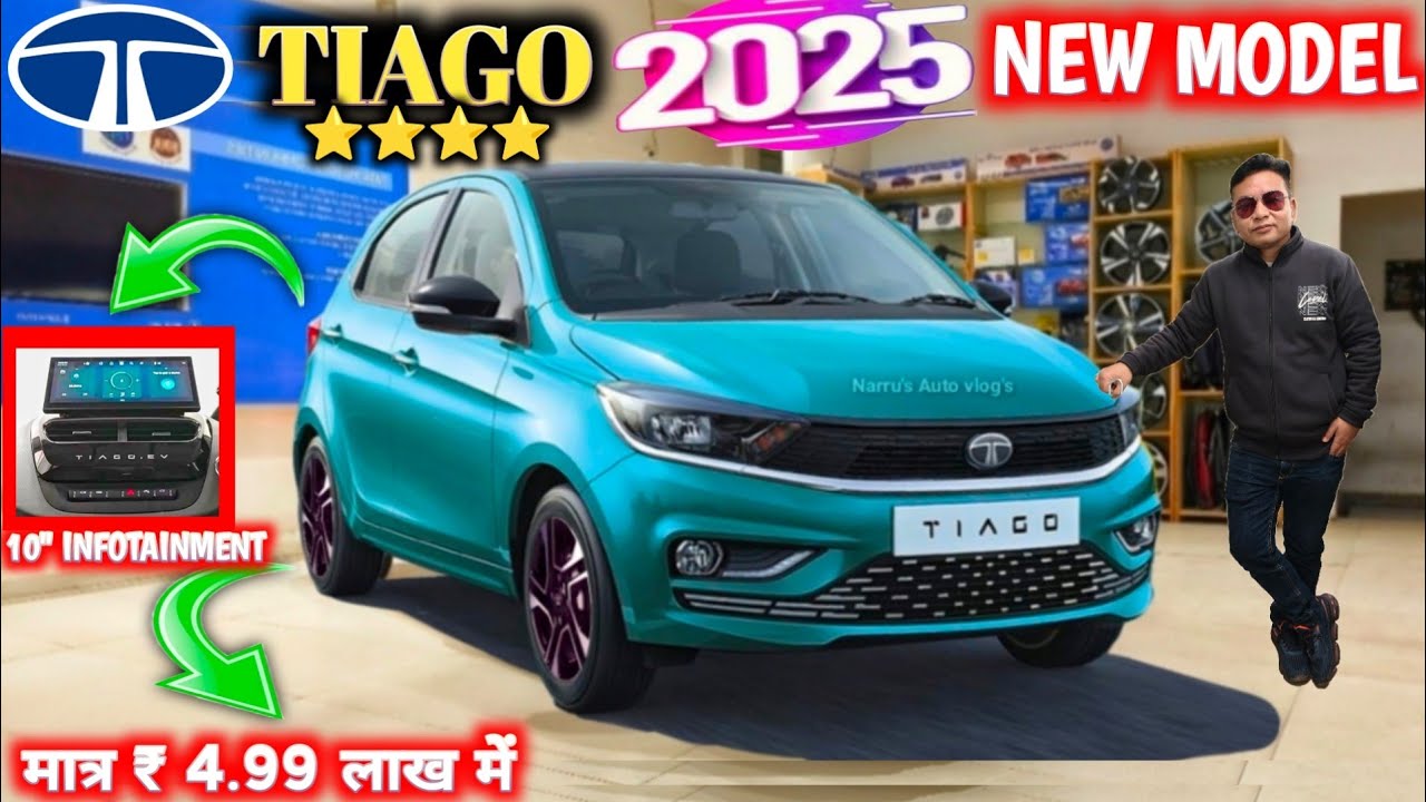 TATA TIAGO 2025 NEW MODEL REVIEW : NEW TIAGO 2025 : TATA TIAGO 2025 ...