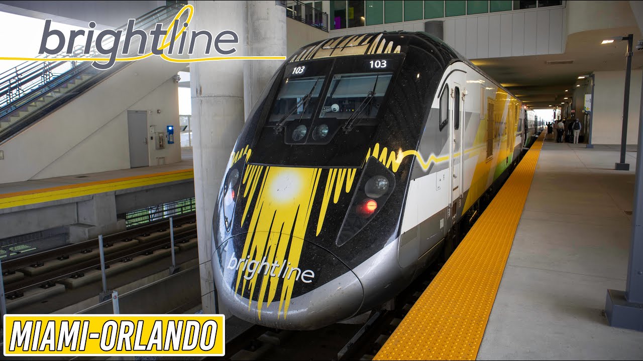 Riding Florida's BRAND-NEW High-Speed Train Service! | Brightline ...