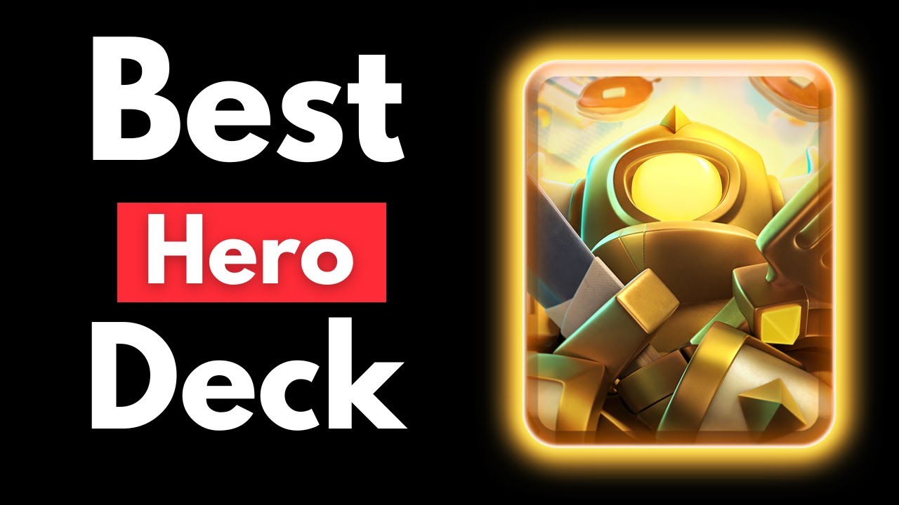The BEST Hero Mini Pekka Deck in Clash Royale! - YouTube