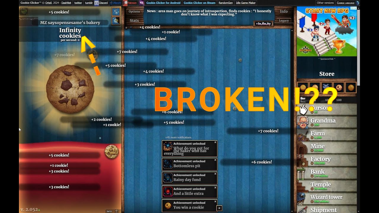 Cookie Clicker: AUTOCLICKER VS AUTOCLICKER? INFINITY COOKIE STORM ...