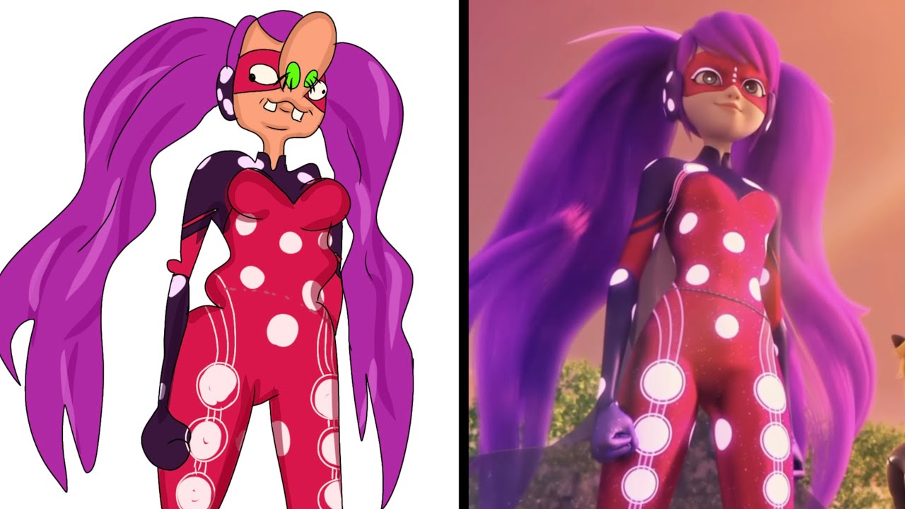 ladybug vs monarch across parallel universe | miraculous world paris ...