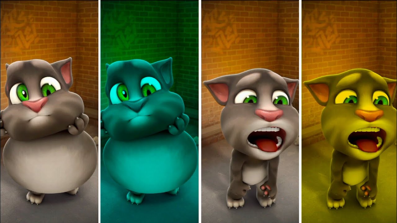 MY Talking Tom Funny Colours Movement || Talking Tom Cartoon Colours ...