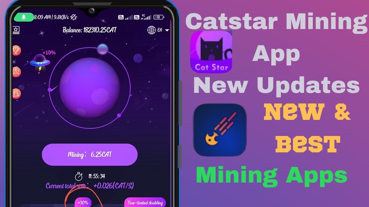 New and Best Mining App | CatStar Mining App New Updates - YouTube