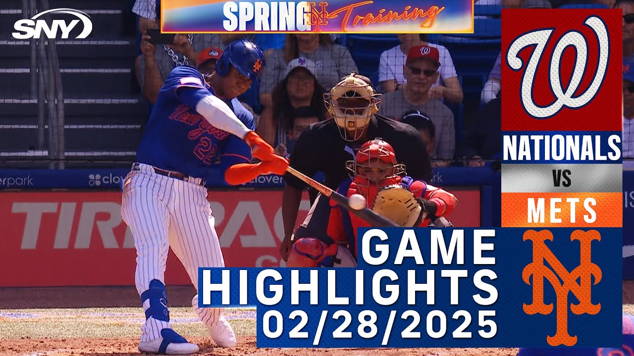 Mets vs Nationals (2/28/25) | Mets Highlights | SNY - YouTube