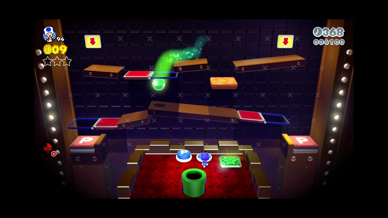 Super Mario 3D World (Switch) - World Star-1 Rainbow Run (level ...