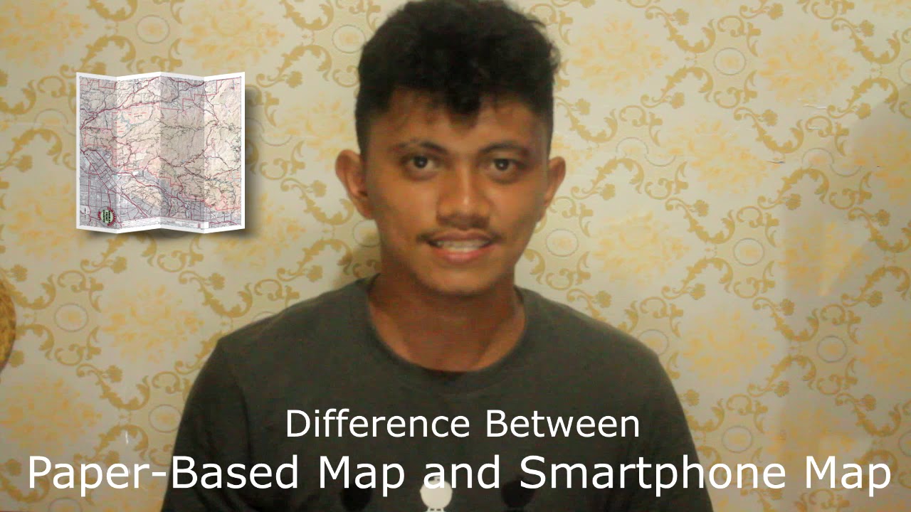 Difference Between Paper-based map and Smartphone map - YouTube