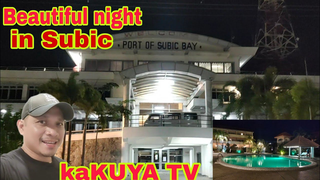 Walk tour at night in Subic - YouTube