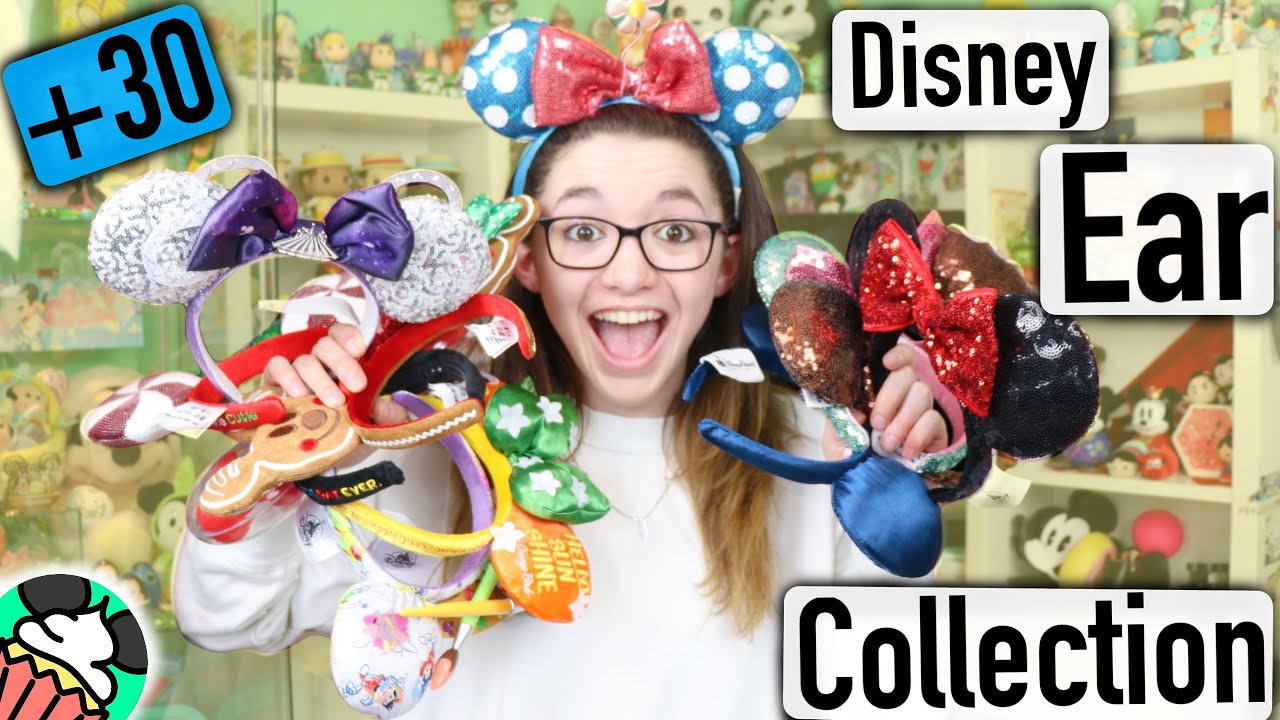 HUGE Minnie Mouse Ear Headbands & Mickey Ear Hats Collection! Rare ...