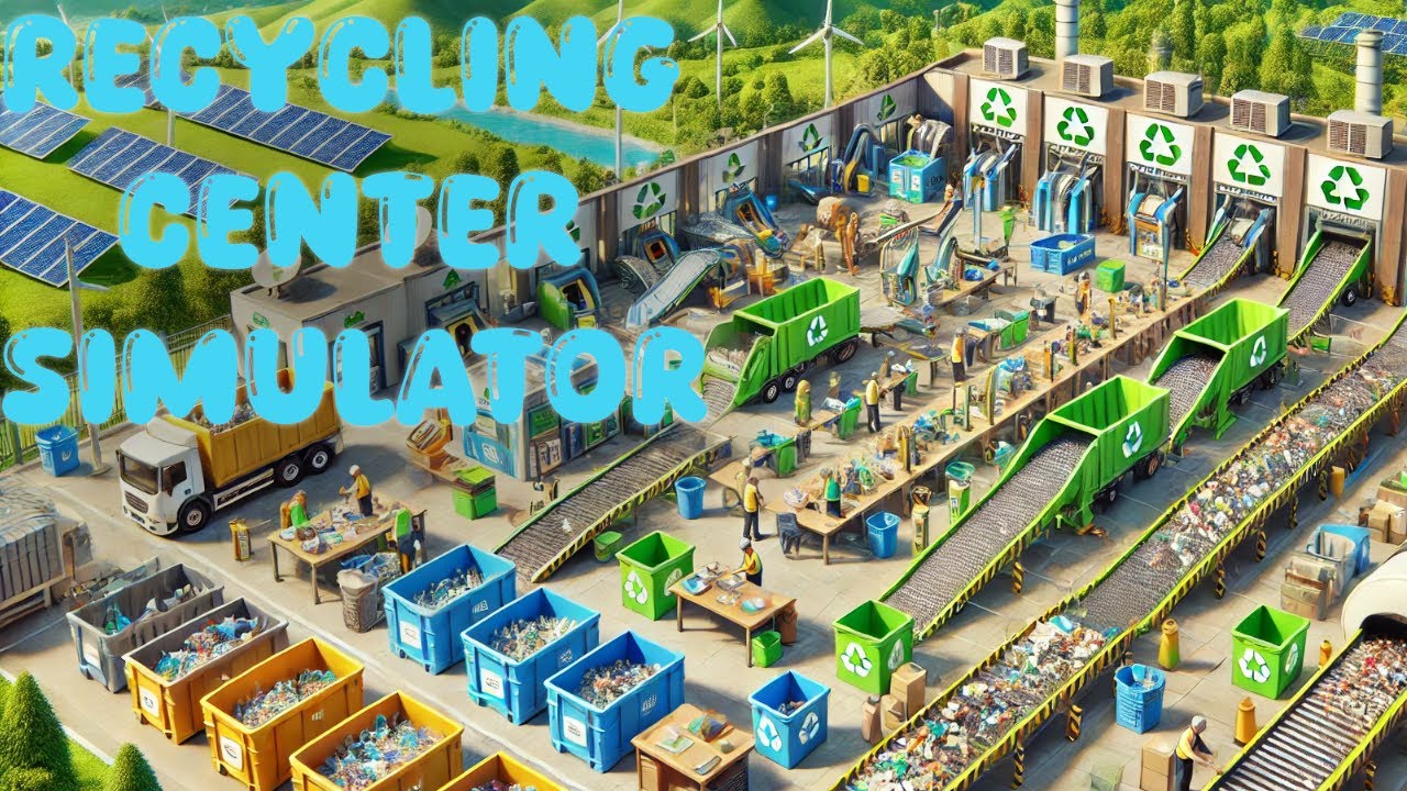 ÚJ FRISSÍTÉS #9! Recycling Center Simulator - YouTube