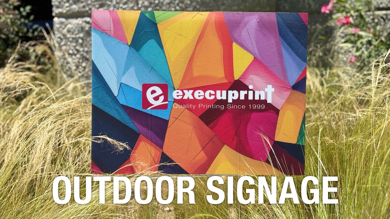 Outdoor Signage | Execuprint - YouTube