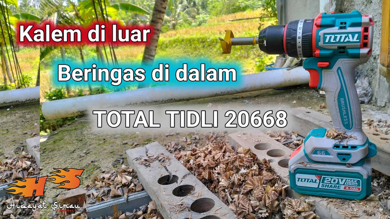Total Impact Drill Lithium Ion TIDLI 20668 20V | Bor Compact kuat ...