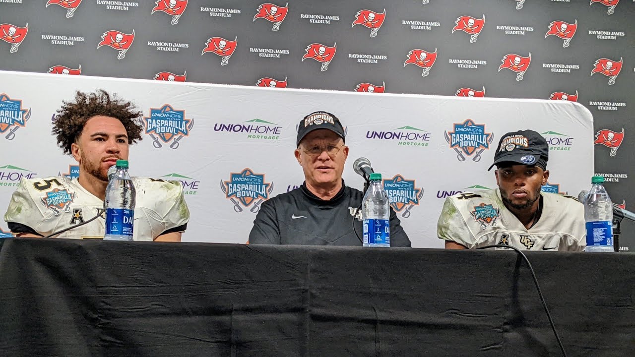 UCF 29, Florida 17 - Gasparilla Bowl Press Conference with Gus Malzahn ...