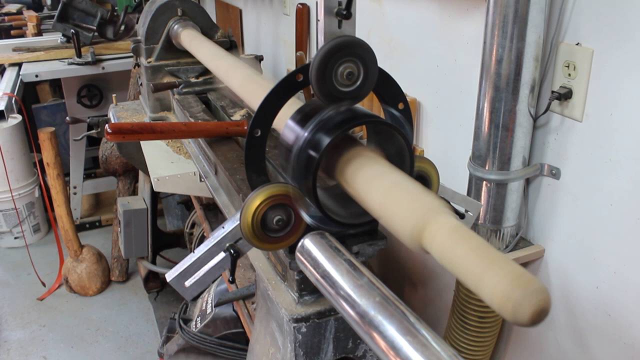 how to make a round handle on square stock - YouTube