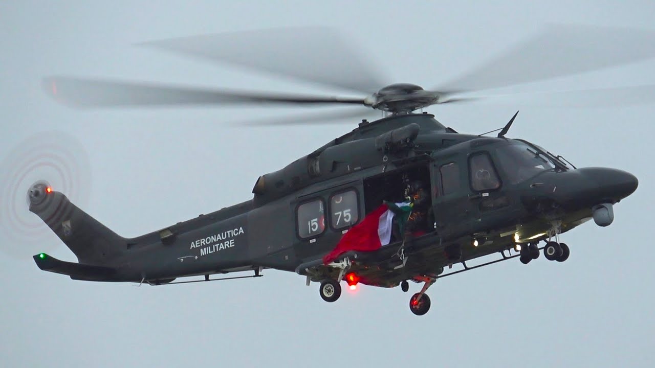 Search and Rescue Helicopter Display by the Italian Airforce – Leonardo ...