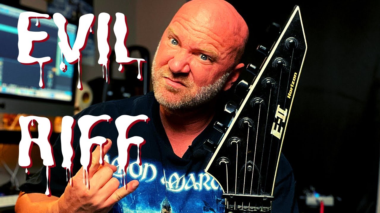 JSGA Lesson 20: Evil Classic Death Metal Riff (7 String Guitar Lesson ...