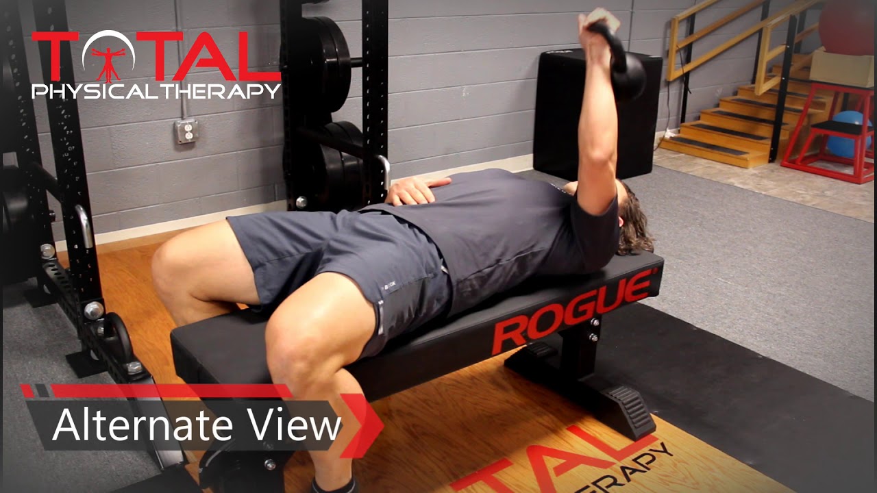Unilateral Supine Chest Fly - YouTube