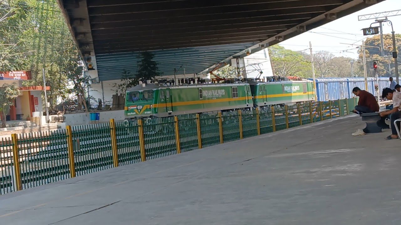 🔴INDIAN RAILWAYS||RARE SCENE||UBL WAG-9HC TWINS WITH RARE AND FRONT ...