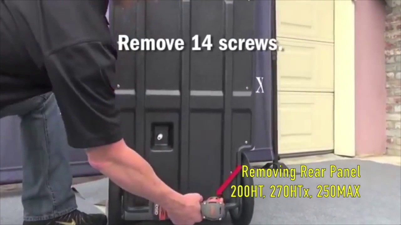 Phoenix 300 Max Removing the Rear Panel - YouTube