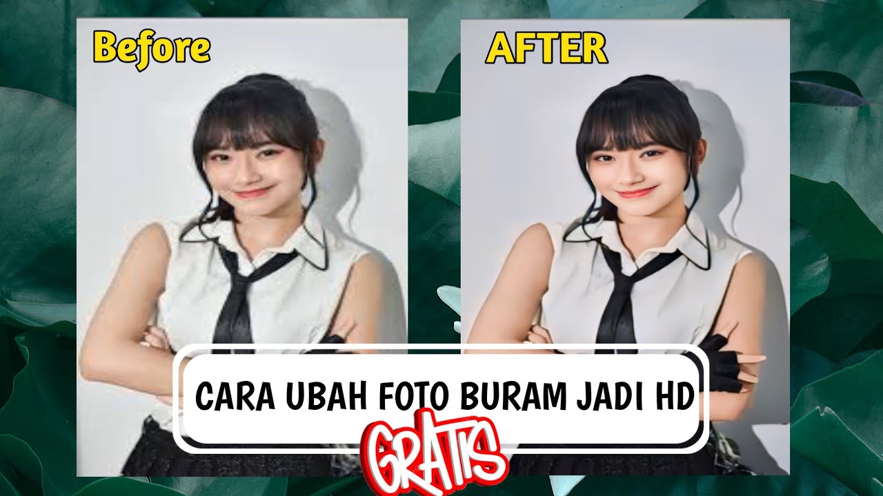Cara mengubah foto buram menjadi HD | TERBARU 2024 - YouTube