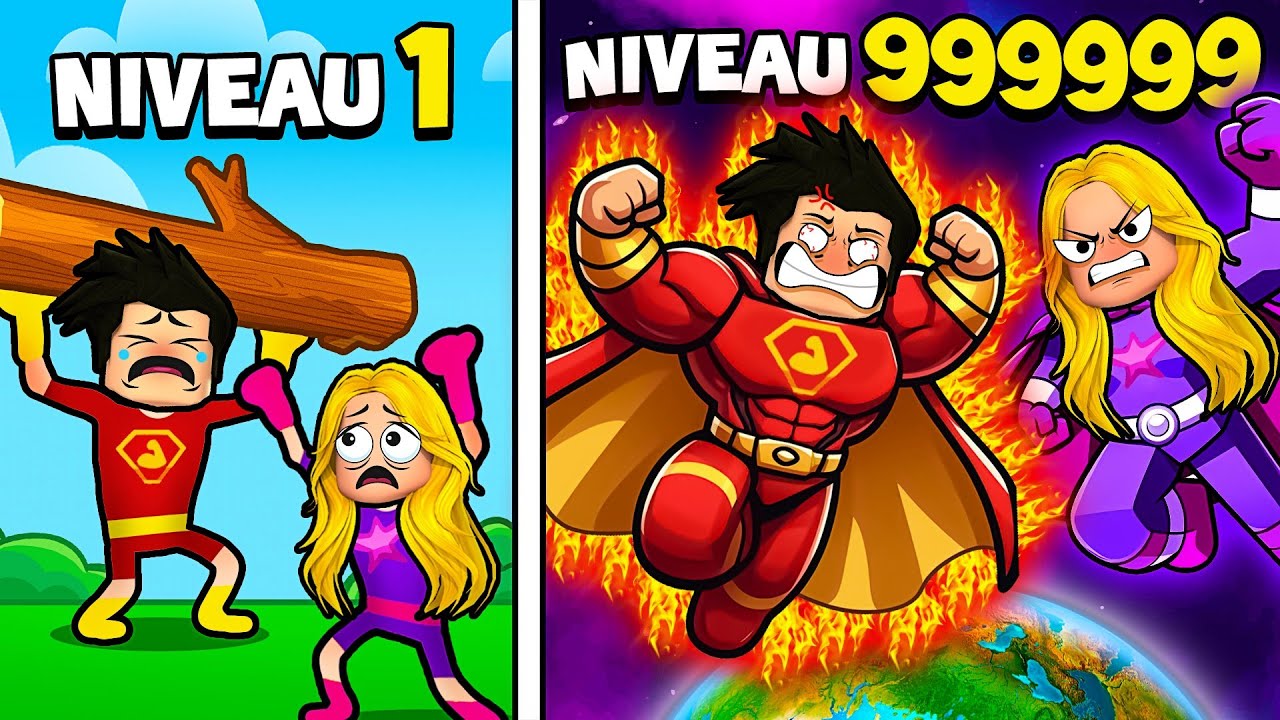 ON DEVIENT DES SUPER HÉROS SUPER FORT POUR QUITTER LA PLANÈTE TERRE ...