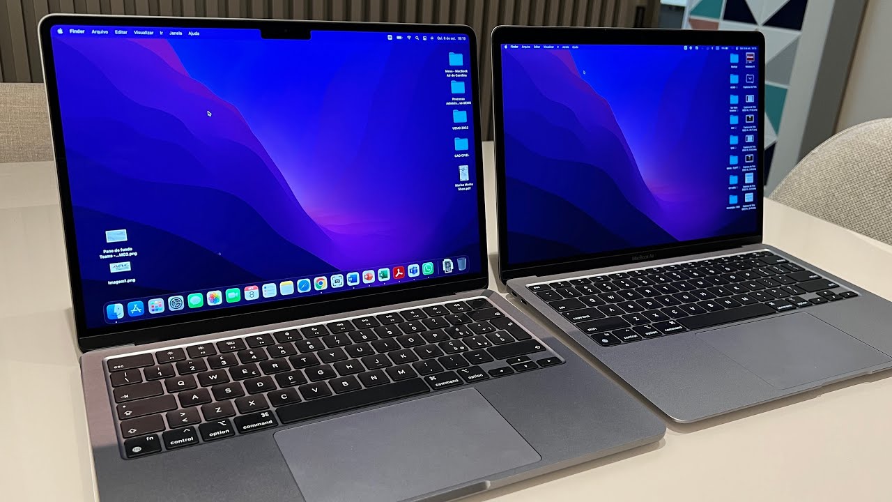 MacBook Air M2 - Space Gray & M1 - YouTube
