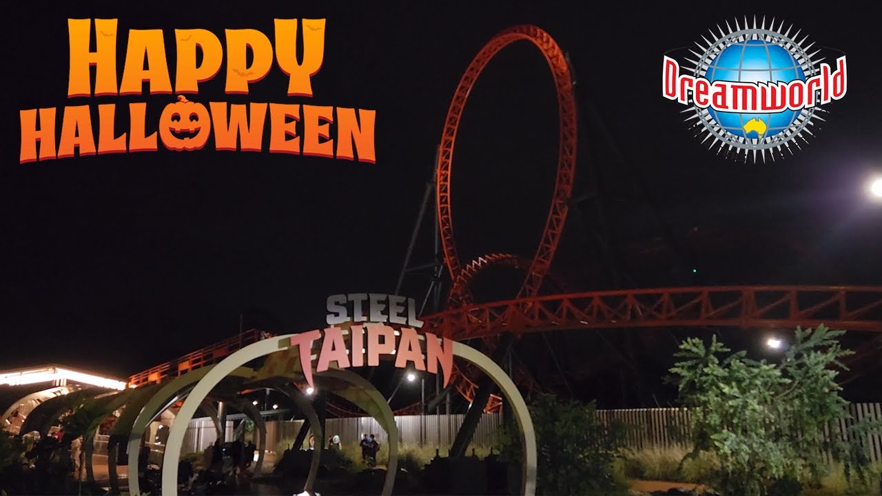 Dreamworld Happy Halloween 2022 Vlog | Gold Coast Theme Park - YouTube
