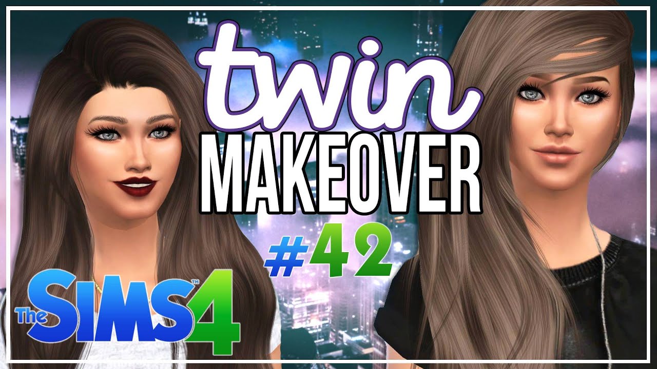 TWIN MAKEOVER CC | Sims 4 Let's Play #42 - YouTube