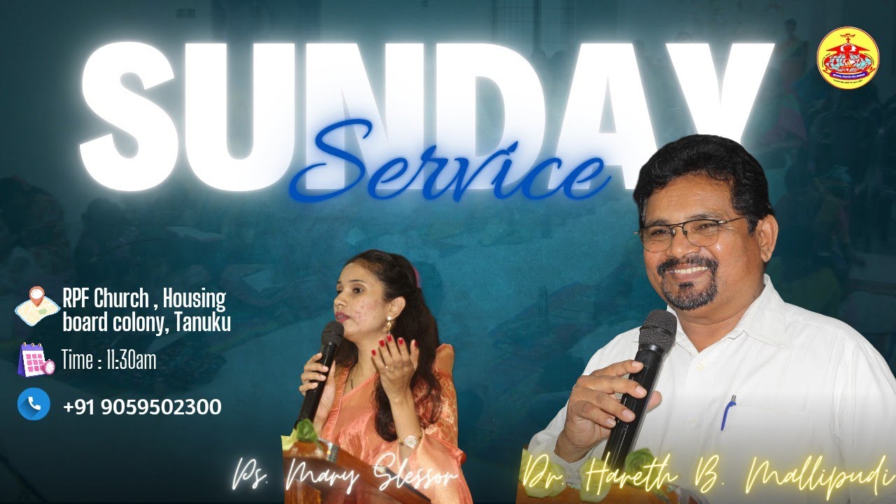 Sunday Service || 23rd Feb 2024 || RPF Church || Dr. Hareth B ...