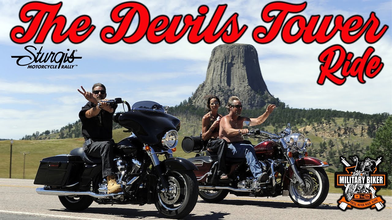 Top Rides in Sturgis 🇺🇸 | Riding to The Devils Tower from Sturgis - YouTube