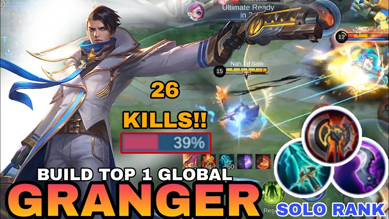 26 KILLS × GRANGER BEST BUILD AND EMBLEM | SOLO RANK GRANGER GAMEPLAY ...