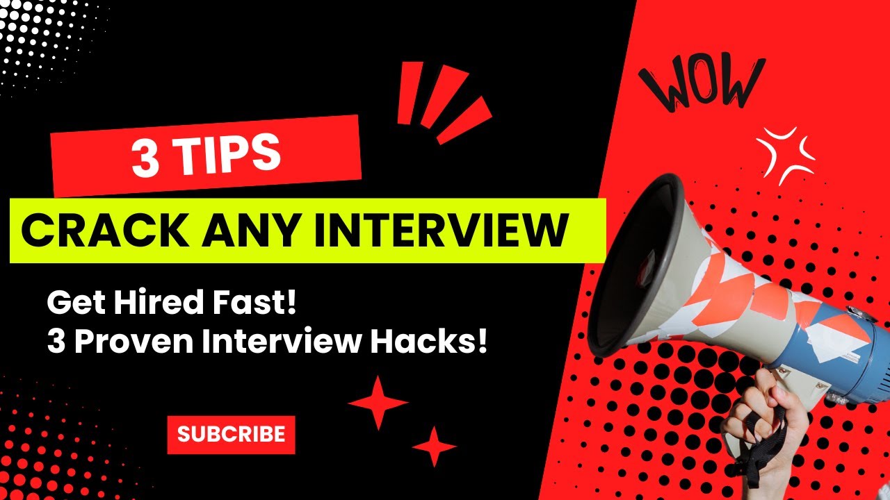 3 Proven Tips to Ace Any Job Interview | How to Stand Out and Get Hired ...