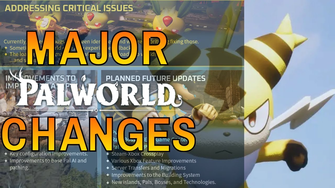Palworld NEW UPDATES - New Pals, Raid bosses, PVP - YouTube