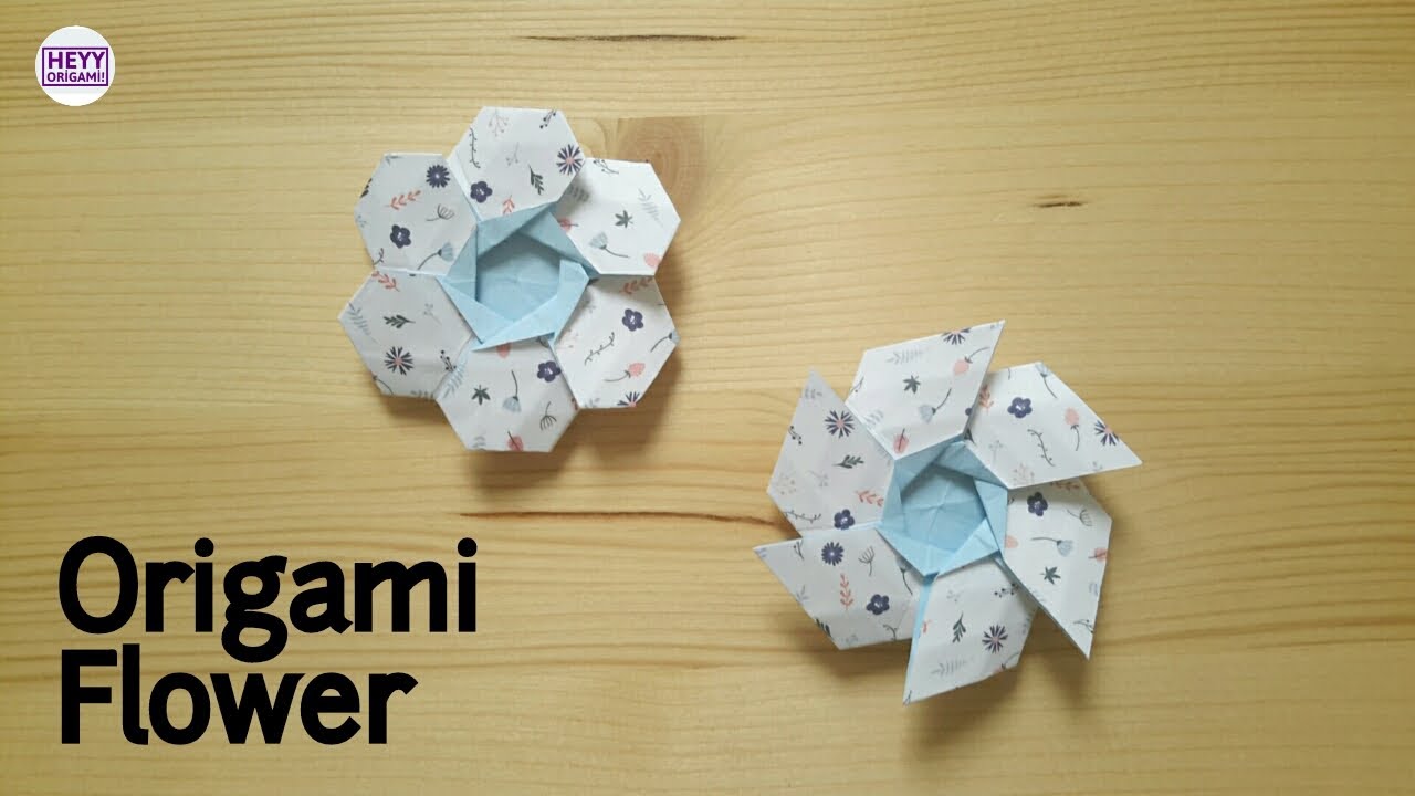 Origami Flower Tutorial - YouTube