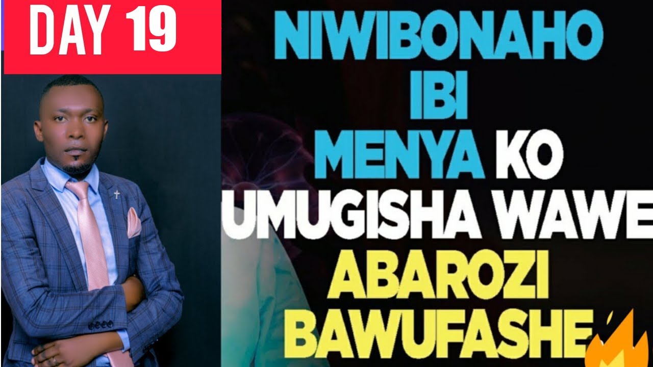 Day 19: Niba wibonaho bino bimenyetso, Amaguru yawe ARABOSHYE iterambere ryawe riri kure! - YouTube