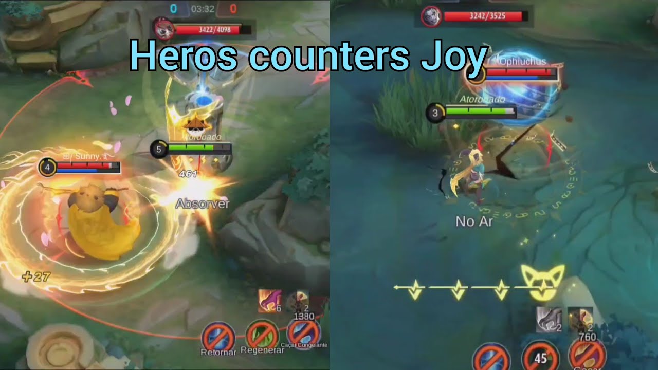Heróis counters Joy - YouTube