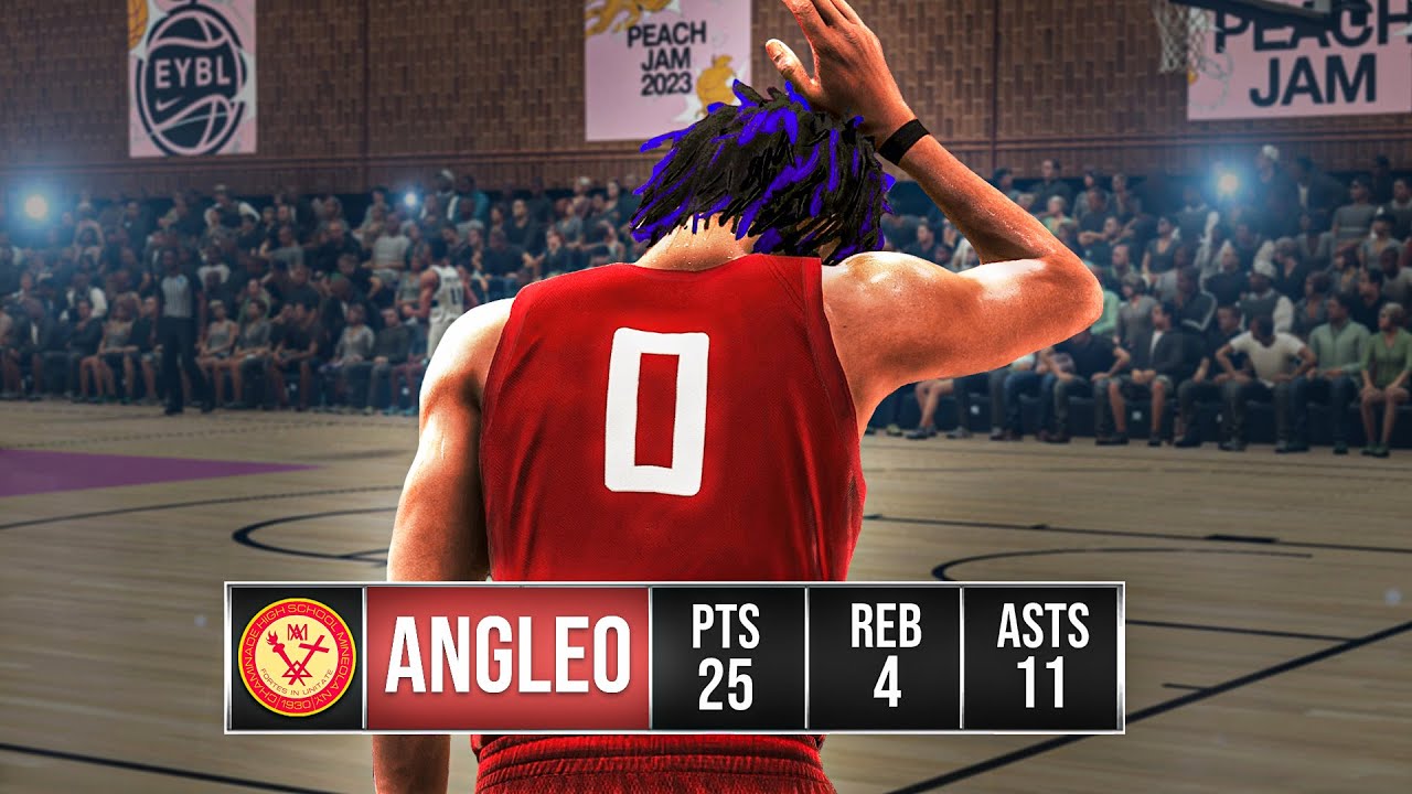 NBA 2K24 MyCAREER #1 Angelo Maxwell LAST JUNIOR YEAR GAME IN HIGH ...