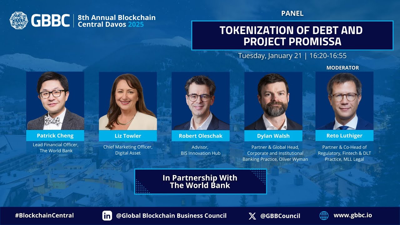Panel | Tokenization of Debt and Project Promissa (In Partnership with The World Bank) - YouTube