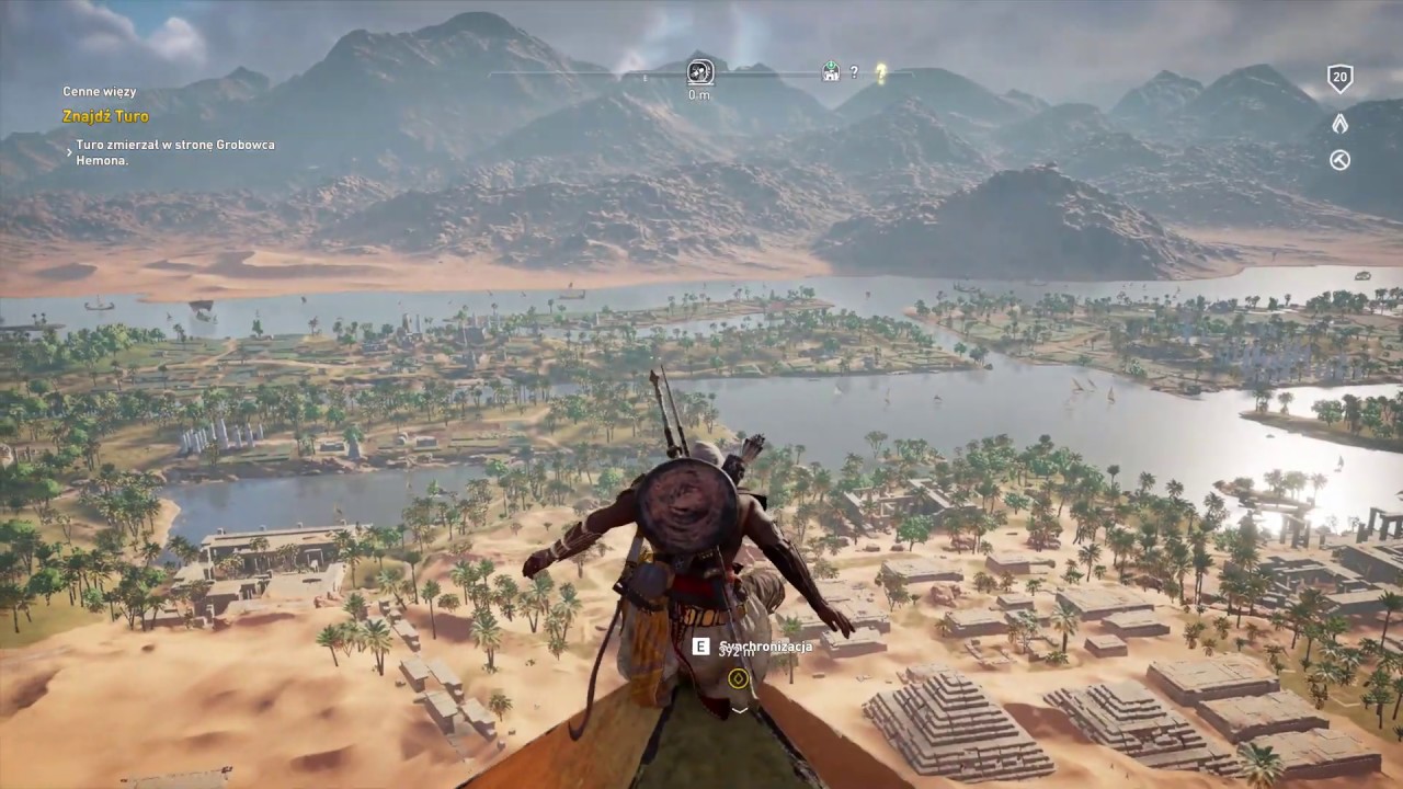 Assassin's Creed Origins Climbing Pyramid - YouTube