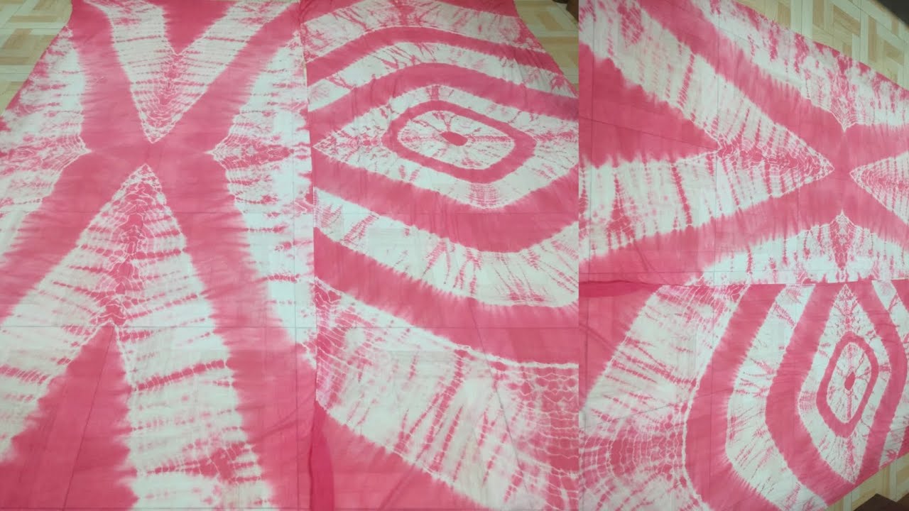 টাই-ডাই/ভ্যাট বাটিক ওড়না ডিজাইন|| Tie-dye/Vat Batik Orna Design - YouTube